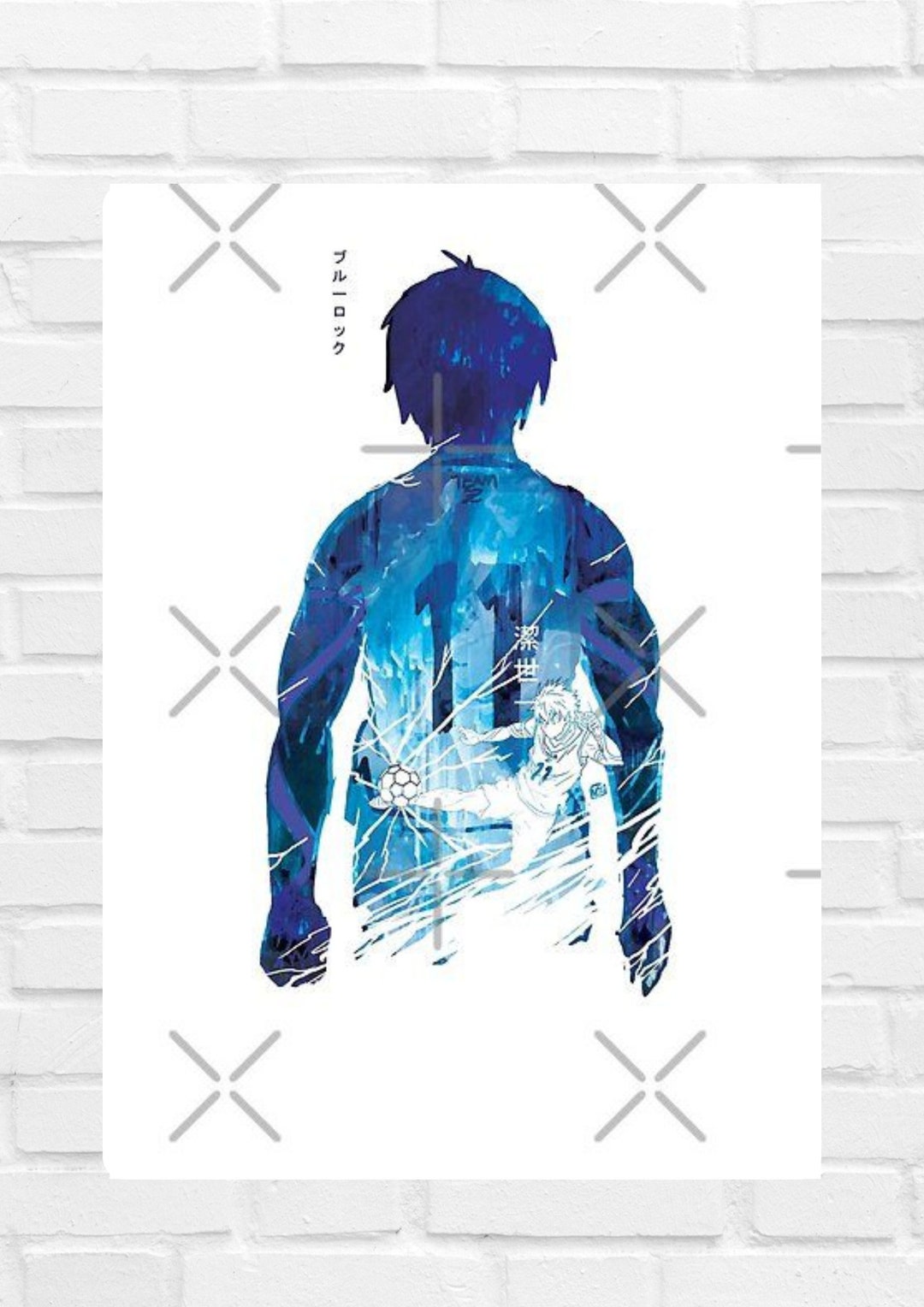 Blue Lock Anime Poster: Isagi Yoichi Bluck Lock Poster Isagi Wall Art ...