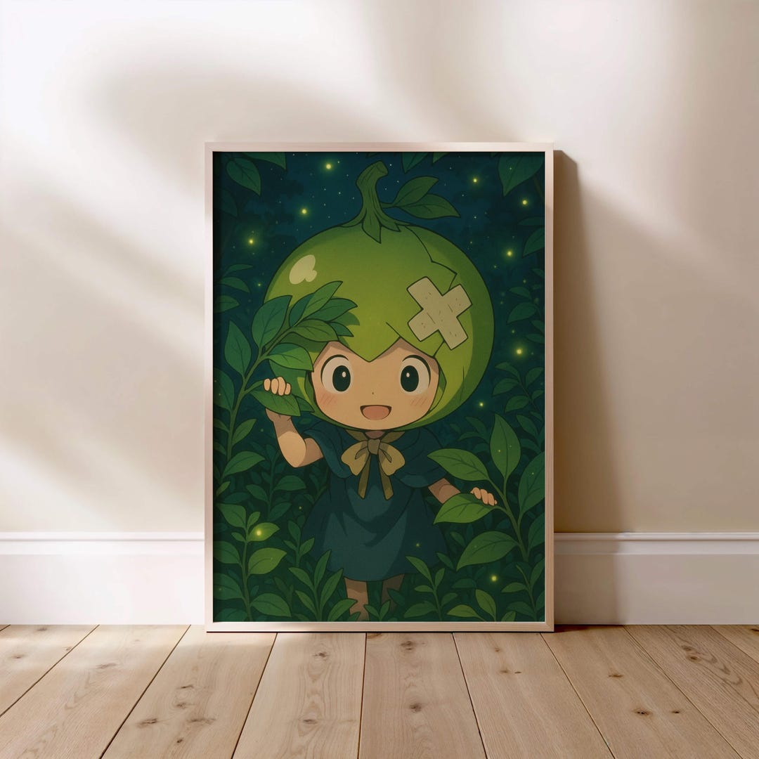 Adorable Scout Anime Poster Curious Hero Wall Art Print With Whimsical ...