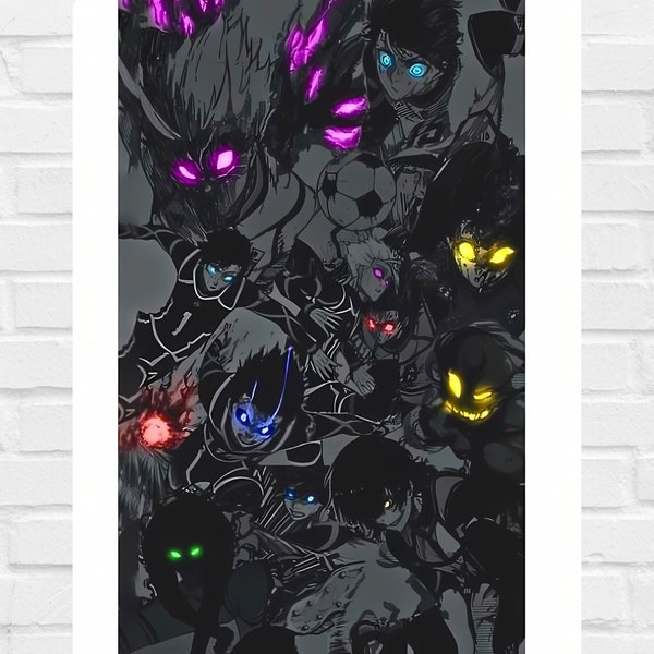 Anime Blue Lock Poster - Etsy