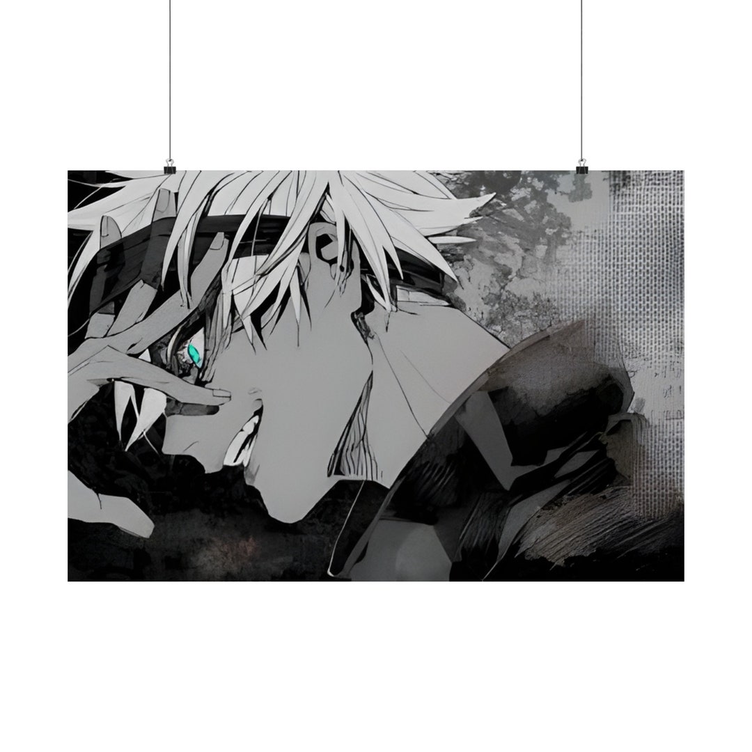 Gojo Anime Art Jujutsu Kaisen Anime Poster Satoru Gojo Sorcerer JJK - Etsy