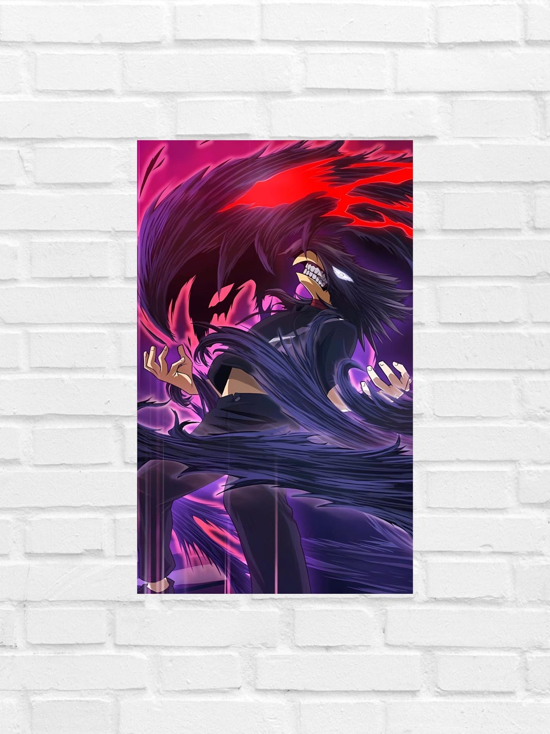 Anime Poster, My Hero Academia Tokoyami Dark Shadow Matte Vertical ...