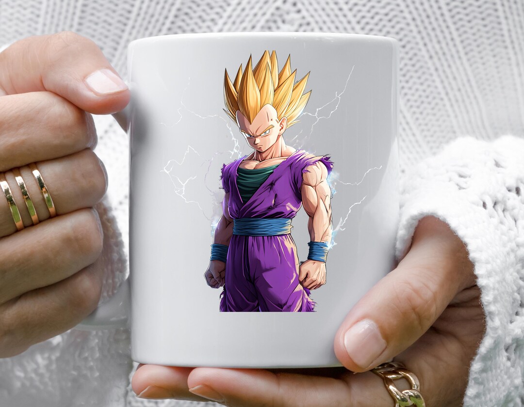 Anime Mug Dragon Ball Gohan, Ceramic Coffee Cup Gift for Anime Lovers ...
