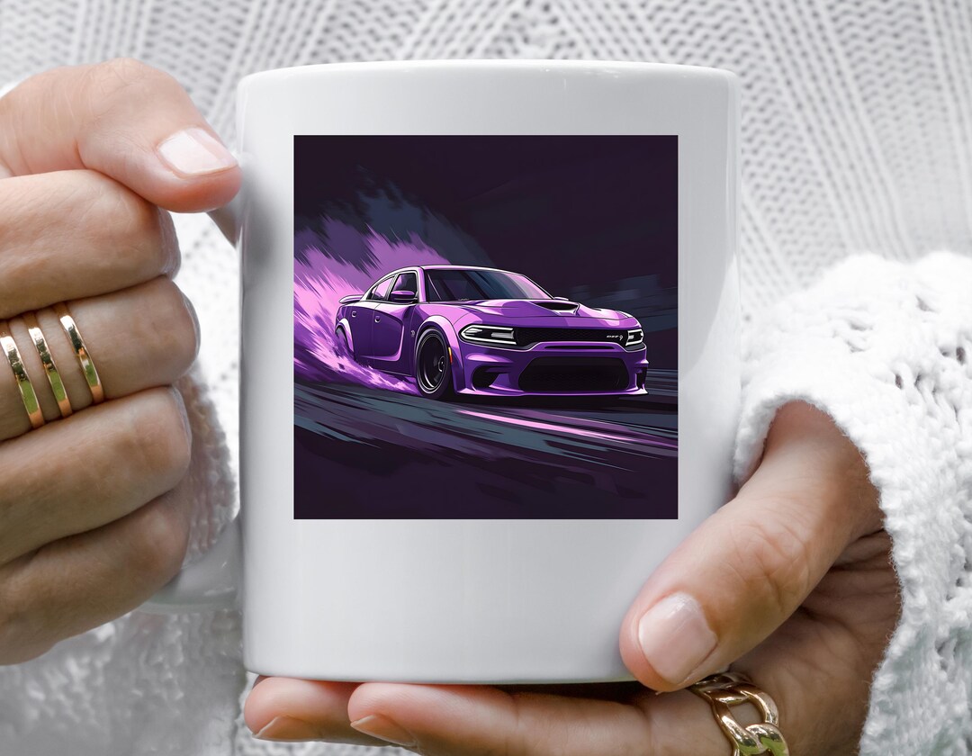 Dodge Charger Mug Muscle Car Coffee Cup Gift for Car Lovers, Classic ...