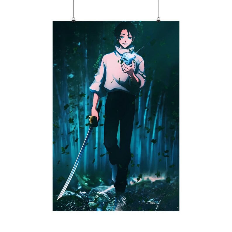 Yuta Anime Wall Art Yuta Anime Poster Yuta Anime Wall Décor Yuta Wall ...