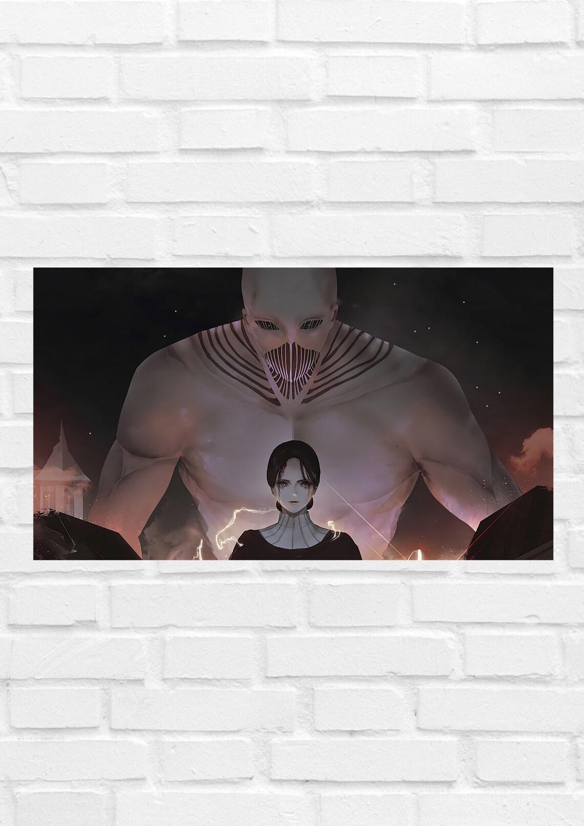 Warhammer Titan Anime Poster the Warhammer Titan Anime Wall Art Laura ...