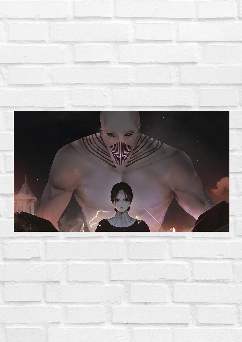 Warhammer Titan Anime Poster the Warhammer Titan Anime Wall Art Laura ...