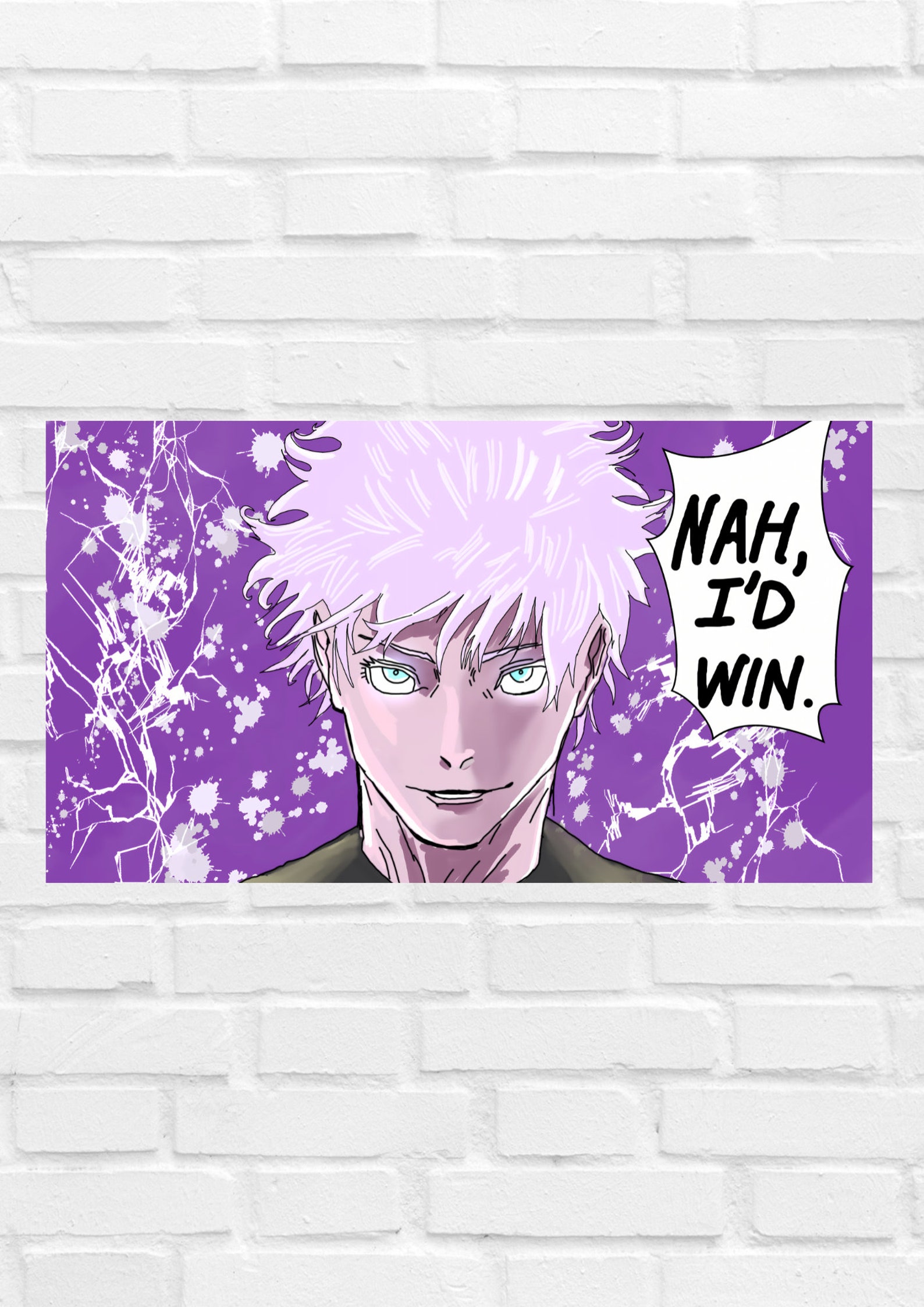 Gojo Anime Wall Art Gojo Anime Poster Gojo Anime Wall Décor Gojo Wall ...