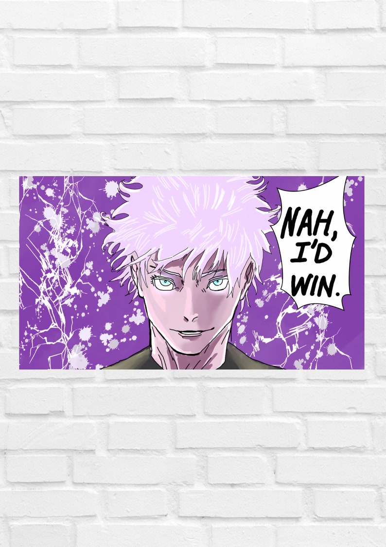 Gojo Anime Wall Art Gojo Anime Poster Gojo Anime Wall Décor Gojo Wall ...