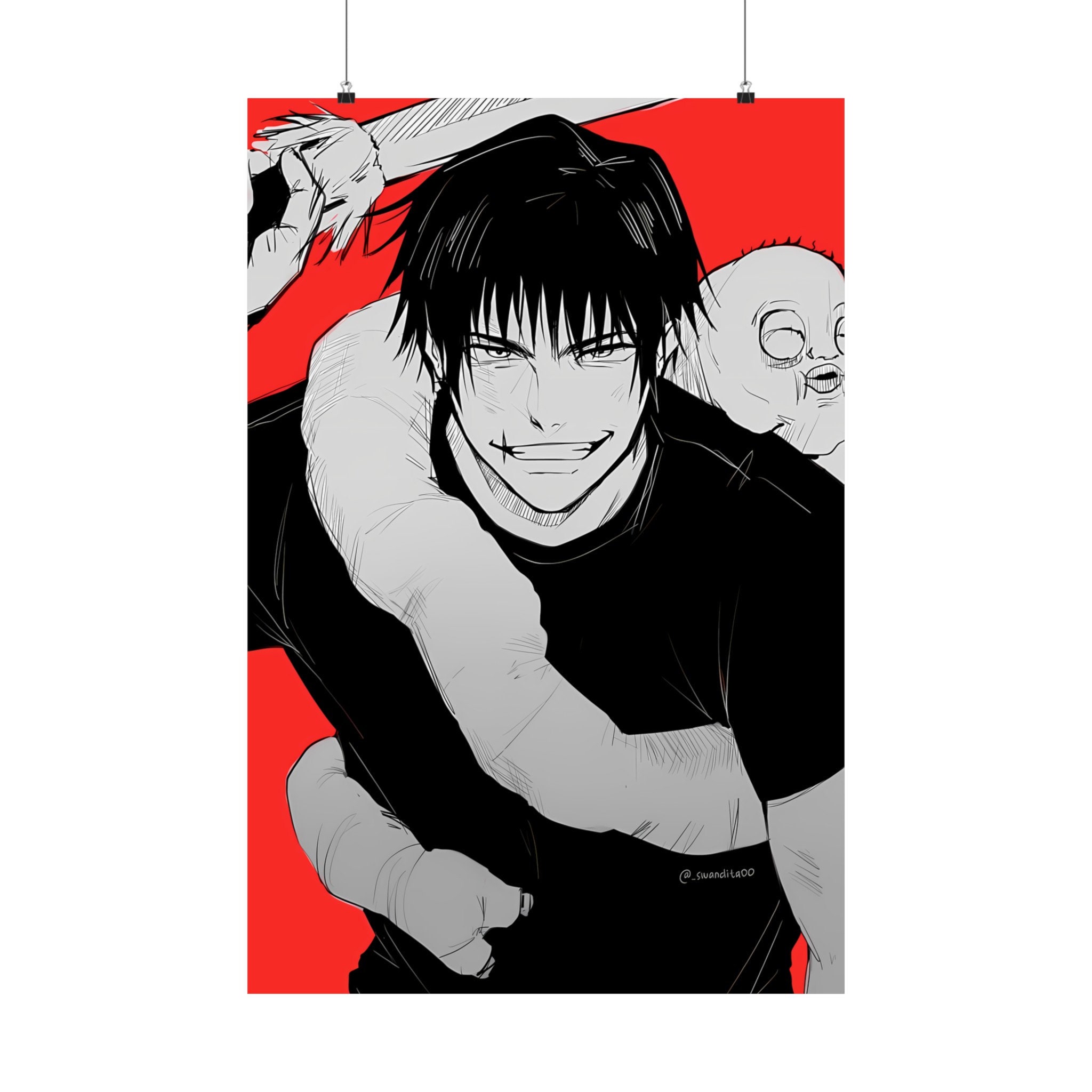 Toji Anime Wall Art Toji Anime Poster Toji Anime Wall Décor Toji Wall ...