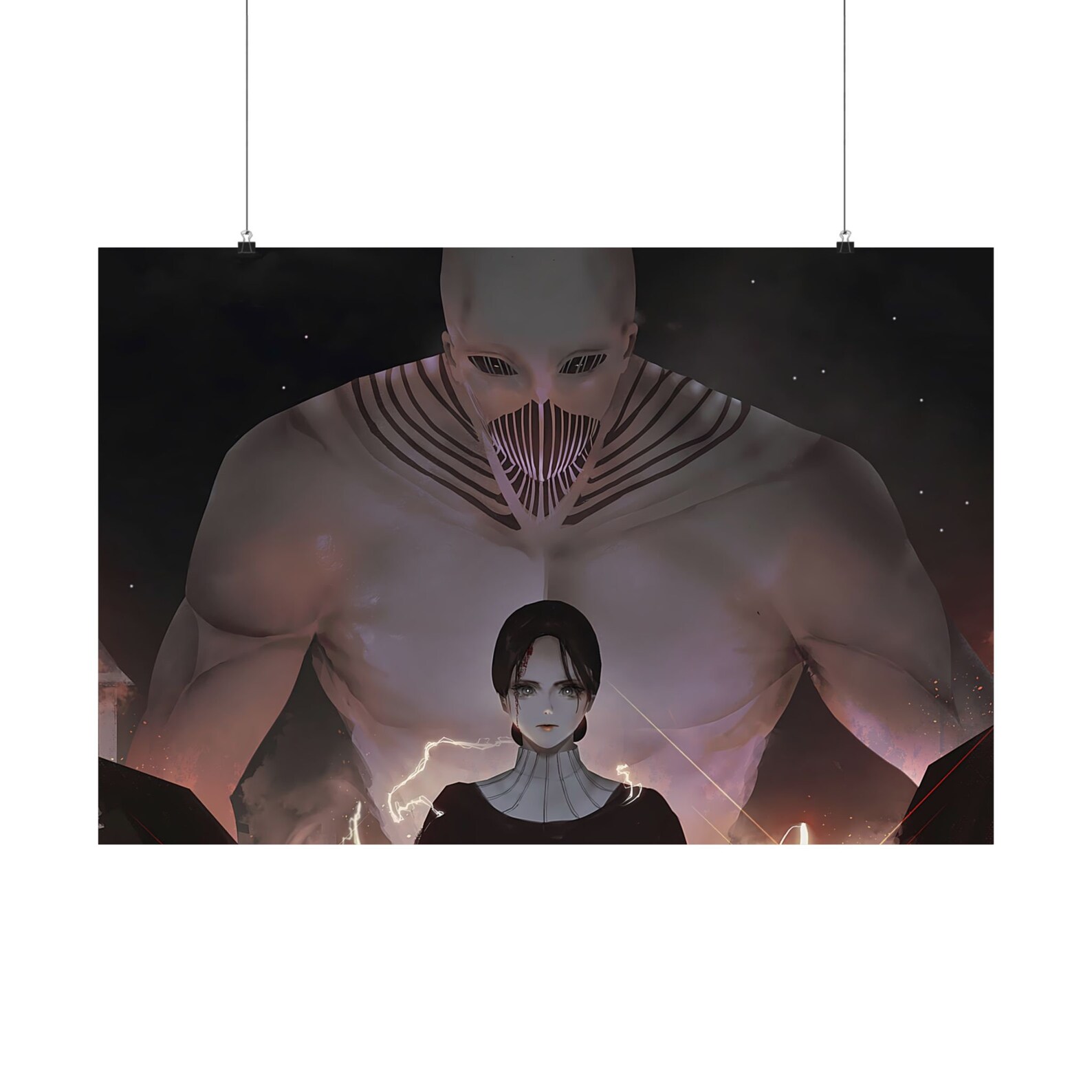 Warhammer Titan Anime Poster the Warhammer Titan Anime Wall Art Laura ...