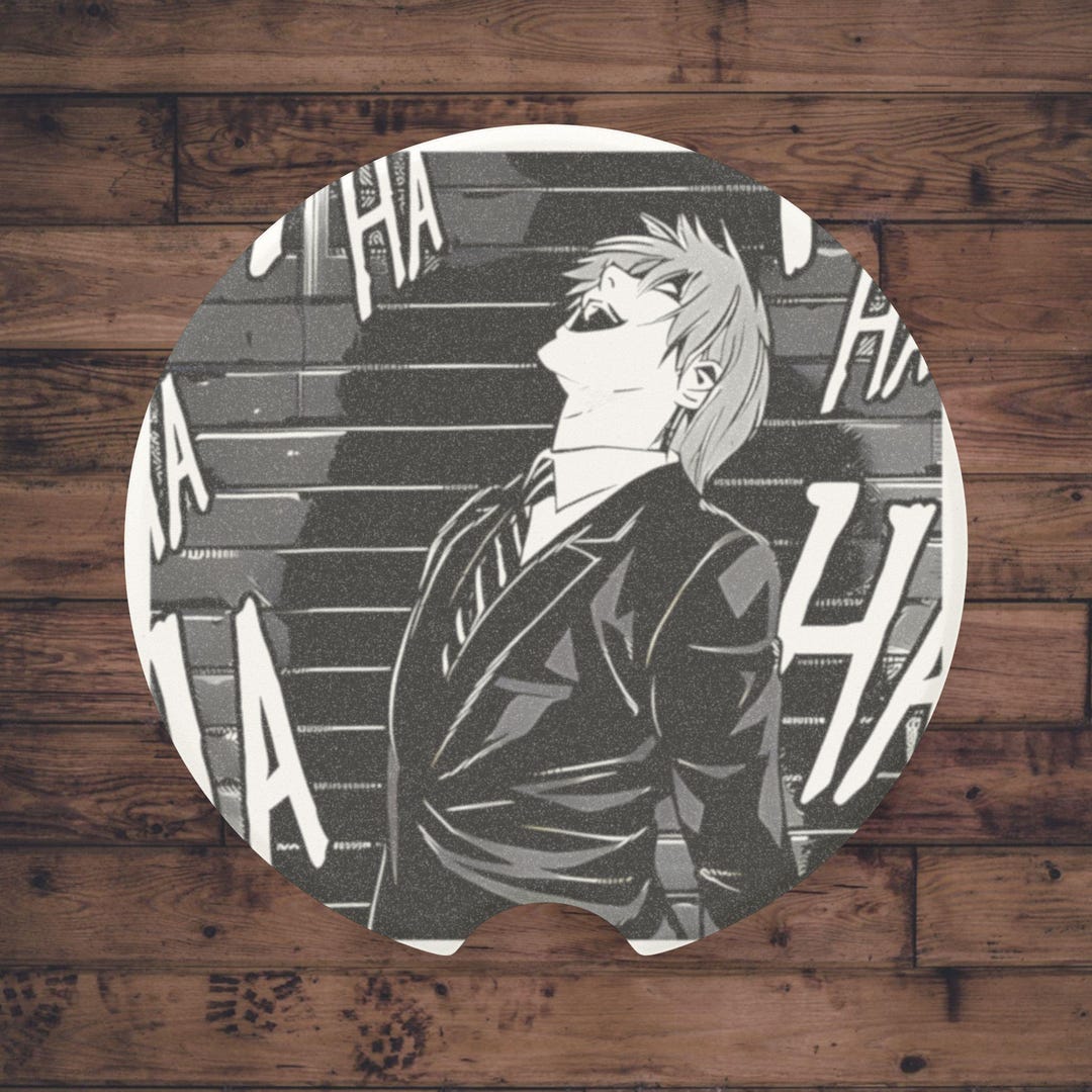 Anime Manga Death Note Light Yagami Car Coaster, Japanese Animation ...