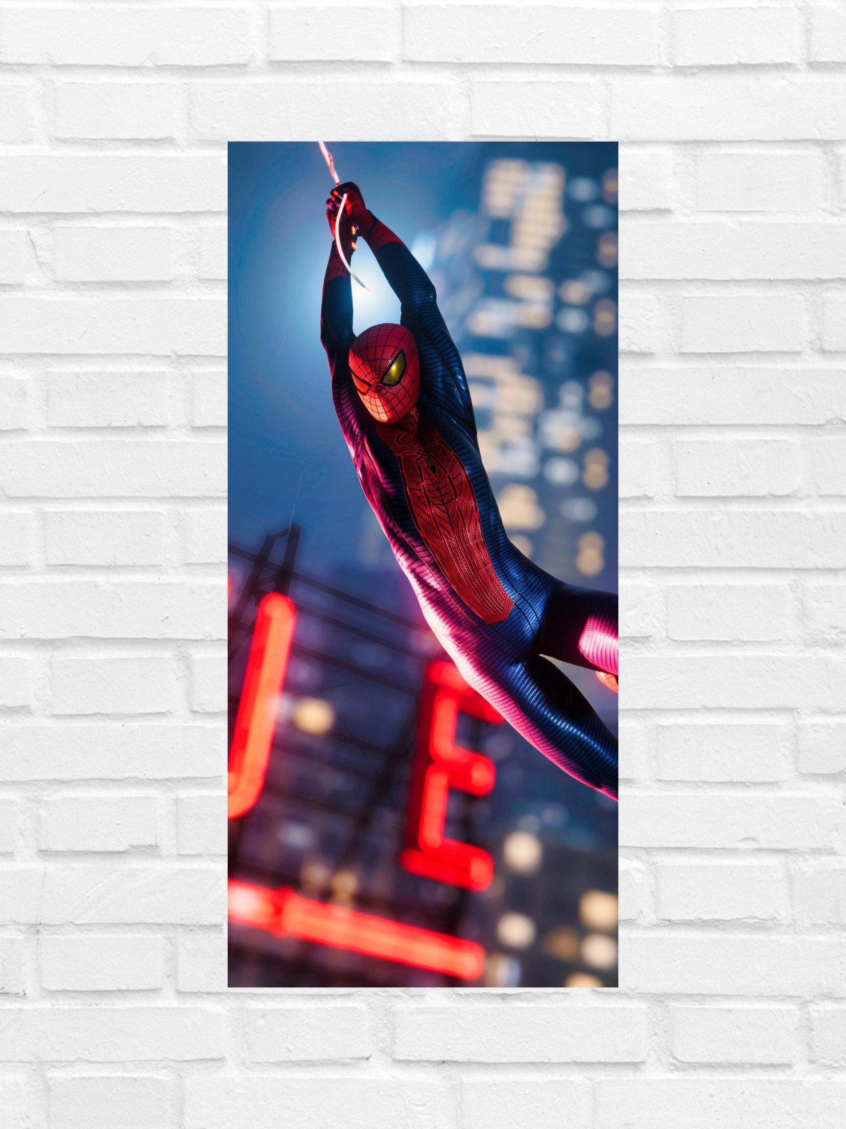 Spider-man Poster Supero Hero Wall Art - Etsy