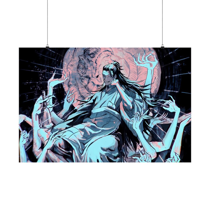 Geto Anime Poster Geto Anime Wall Art Geto Anime Wall Décor Geto Wall ...