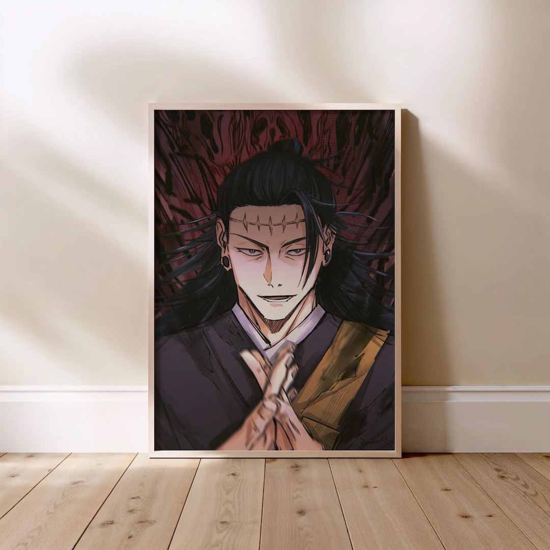 Suguru Geto Wall Art Print Jujutsu Kaisen Villain Poster for Anime ...
