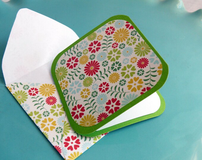 Mini Cards Set of Blank Mini Cards Set of 8 Cards - Etsy