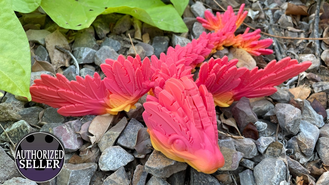 Flying Serpent Tadling - 6 Inches - Desktop or Fidget Toy - Articulated ...