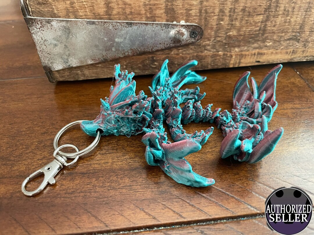 Coral Reef Tadling Keychain - 4.5 Inches - Desktop or Fidget Toy ...