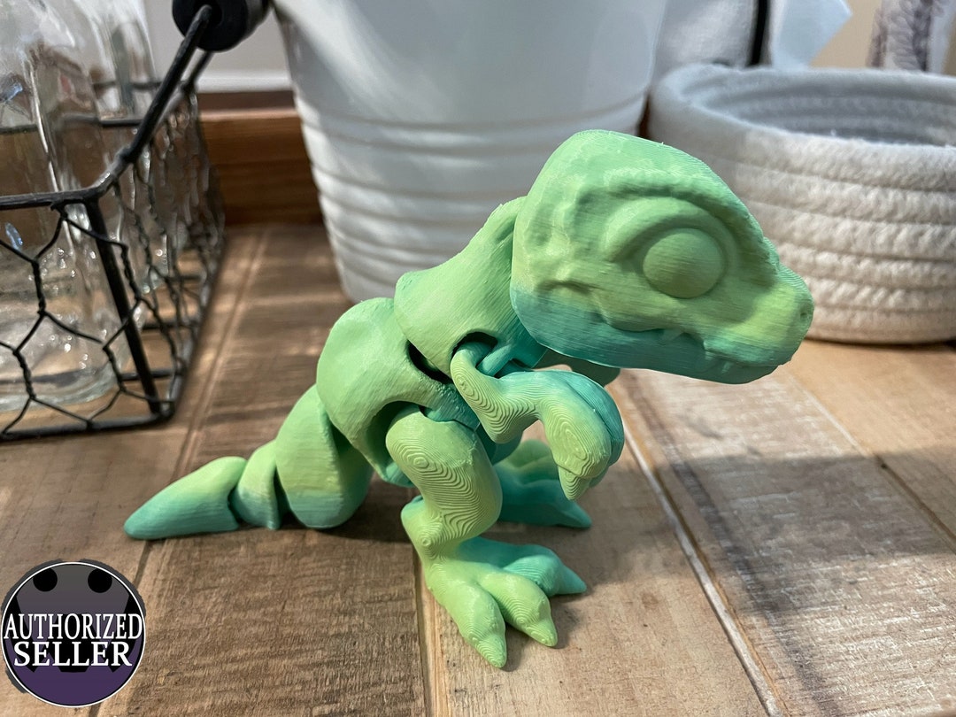 T-REX - 6 Inches - Desktop or Fidget Toy - Articulated Body, Legs, and ...