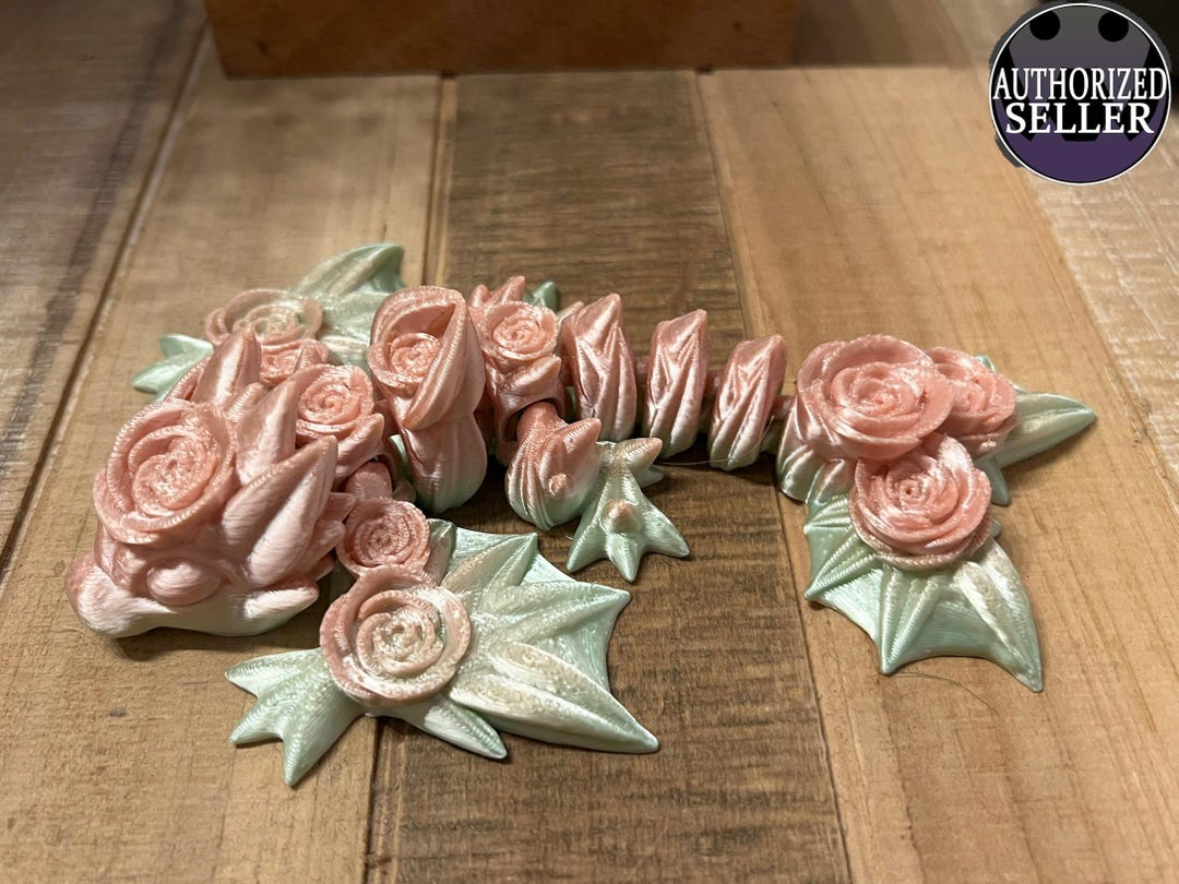 Tiny Rose Wyvern Dragon - 6 Inches - Desktop or Fidget Toy ...