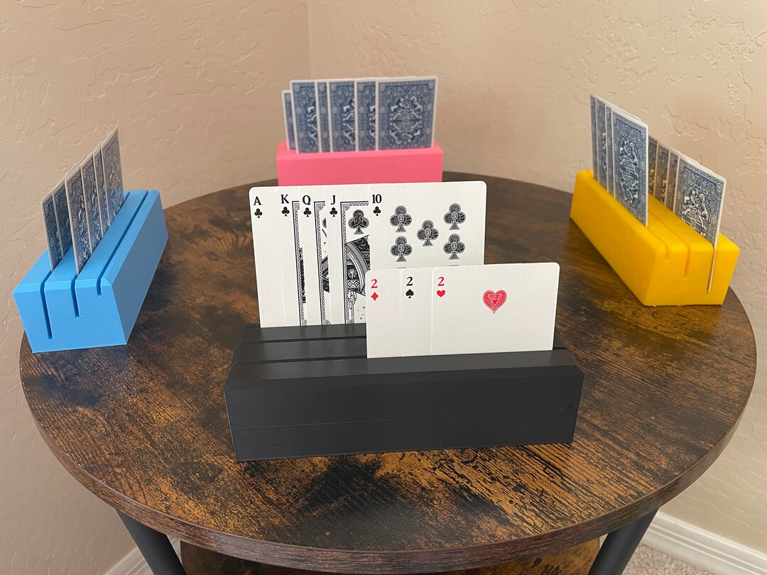 3D Printed Card Blocks Holds up to 21 Cards 3 Tier Card - Etsy UK