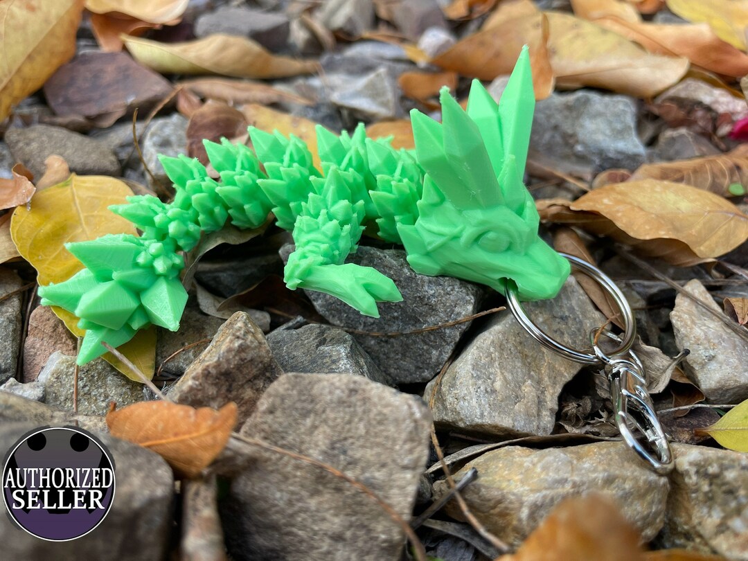 Crystal Tadling Keychain - 4 Inches - Desktop or Fidget Toy - Fully ...