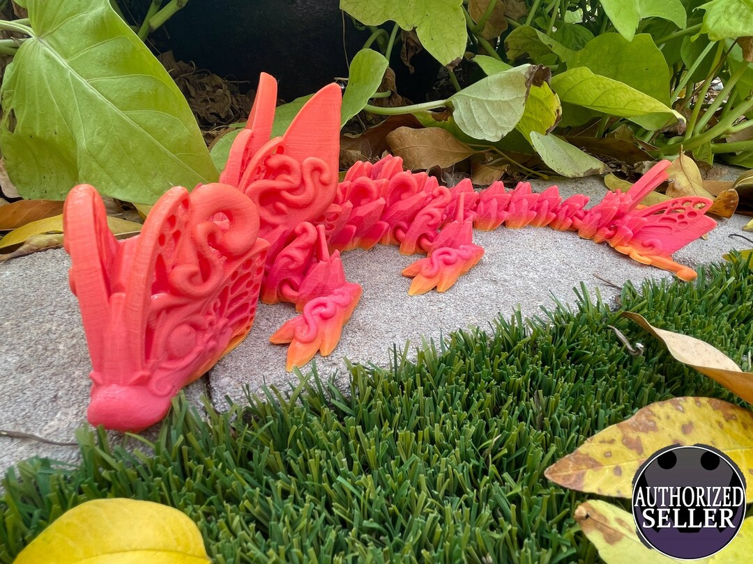 Baby Butterfly Dragon - 13 Inches - Desktop or Fidget Toy - Articulated ...