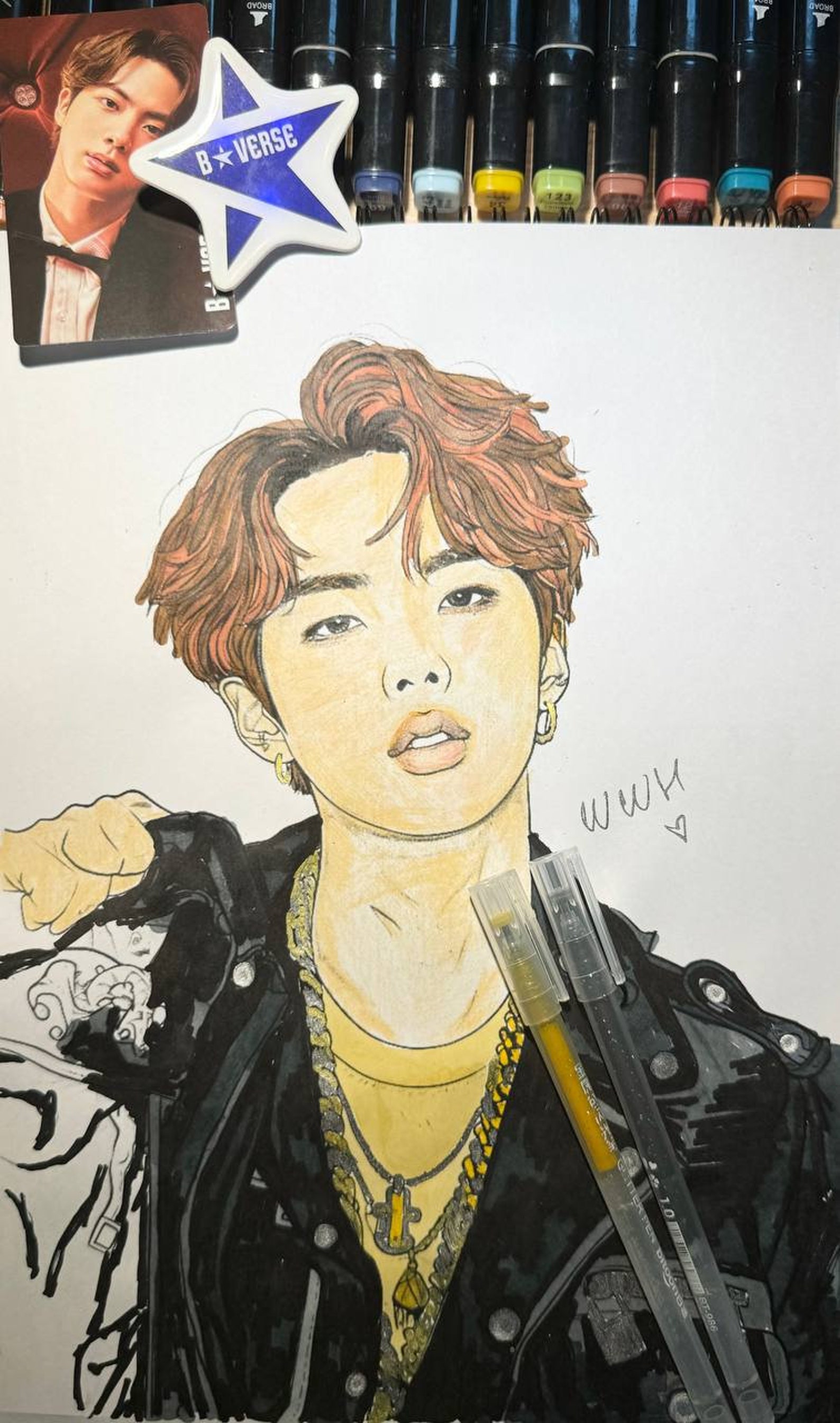 BTS Coloring Book: K-pop Bangtan Art (A4 PDF) - Etsy
