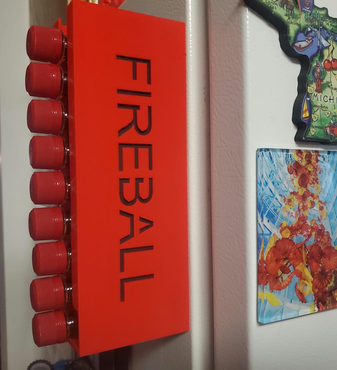 Fireball Shot Dispenser - Magnetic, Wall Mount, & Bar Top - Etsy