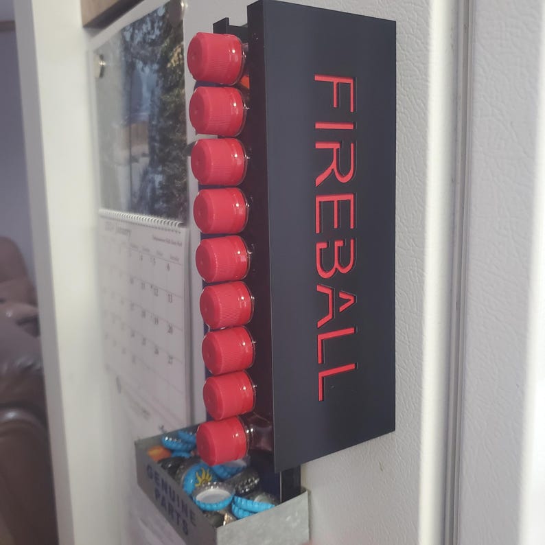 Fireball Shot Dispenser - Magnetic, Wall Mount, & Bar Top - Etsy