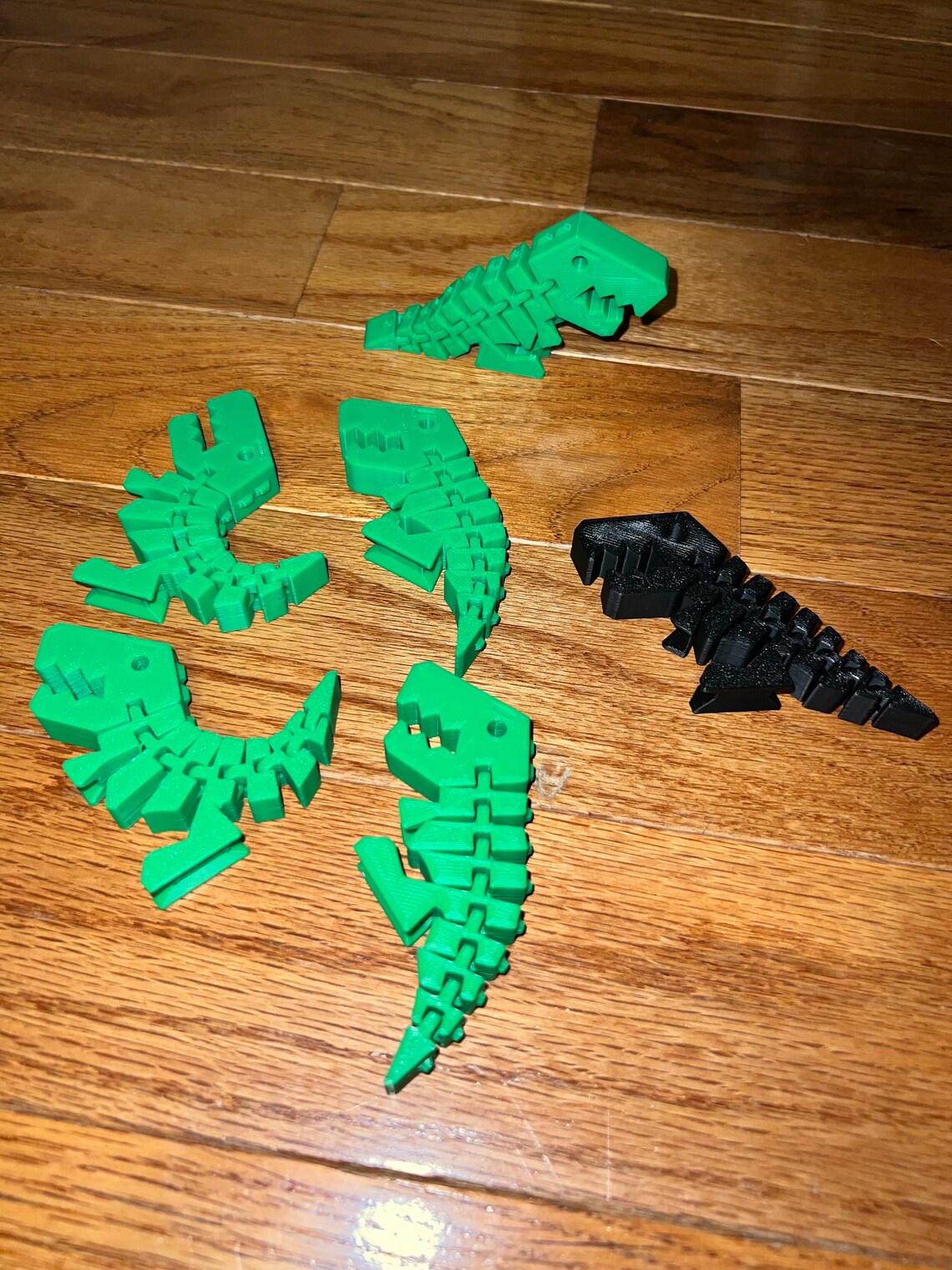 3D Printed Flexible T-rex - Etsy