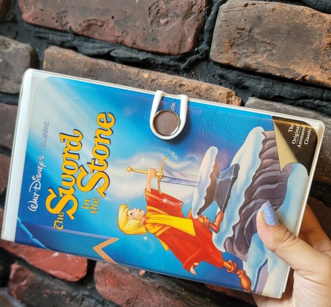 Disney the Sword in the Stone Upcycled VHS Clutch Handbag - Etsy