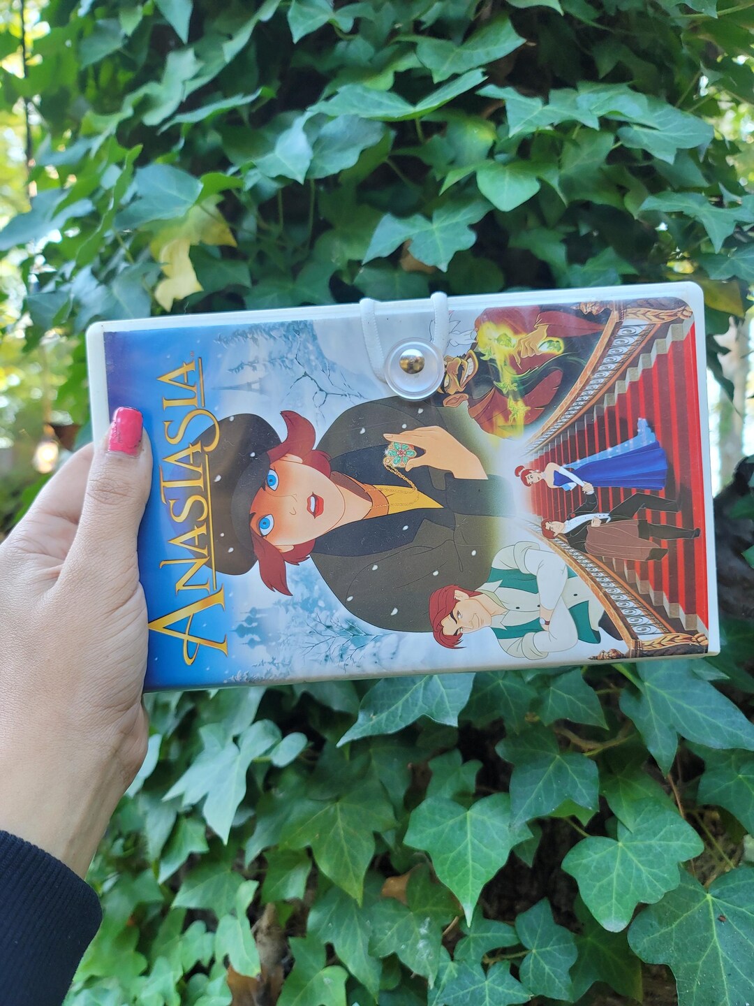 Anastasia Disney Upcycled VHS Clutch Bag Purse Customizable 90's Y2K - Etsy