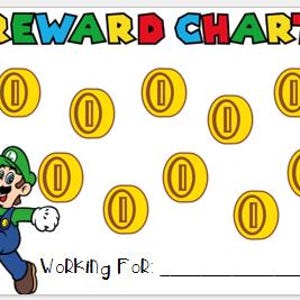 Mario Reward Chart - Etsy