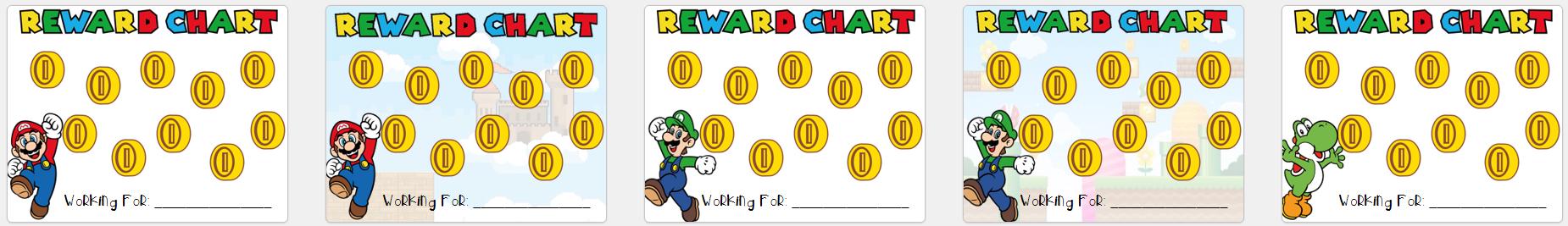 Mario Reward Chart - Etsy