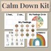 Calm Down Tool Kit Center Materials - Etsy