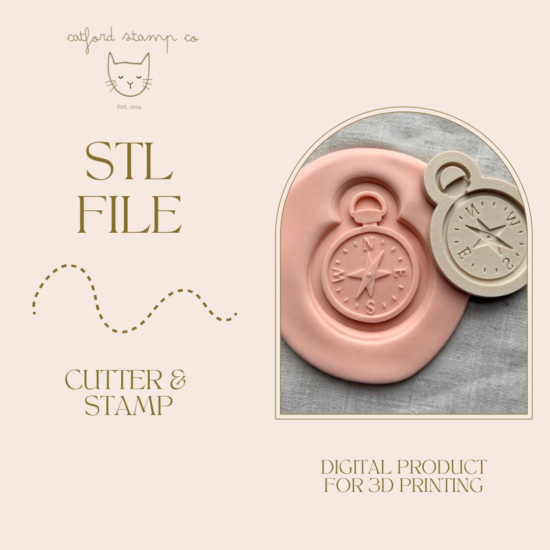 Compass DIGITAL STL FILE for Cutter & Stamp - Etsy