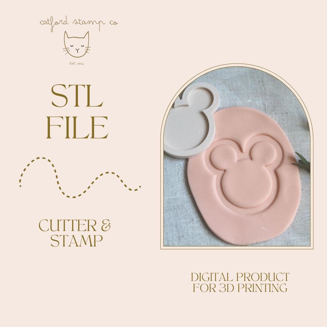 Magical Mouse DIGITAL STL FILE for Cutter & Stamp - Etsy