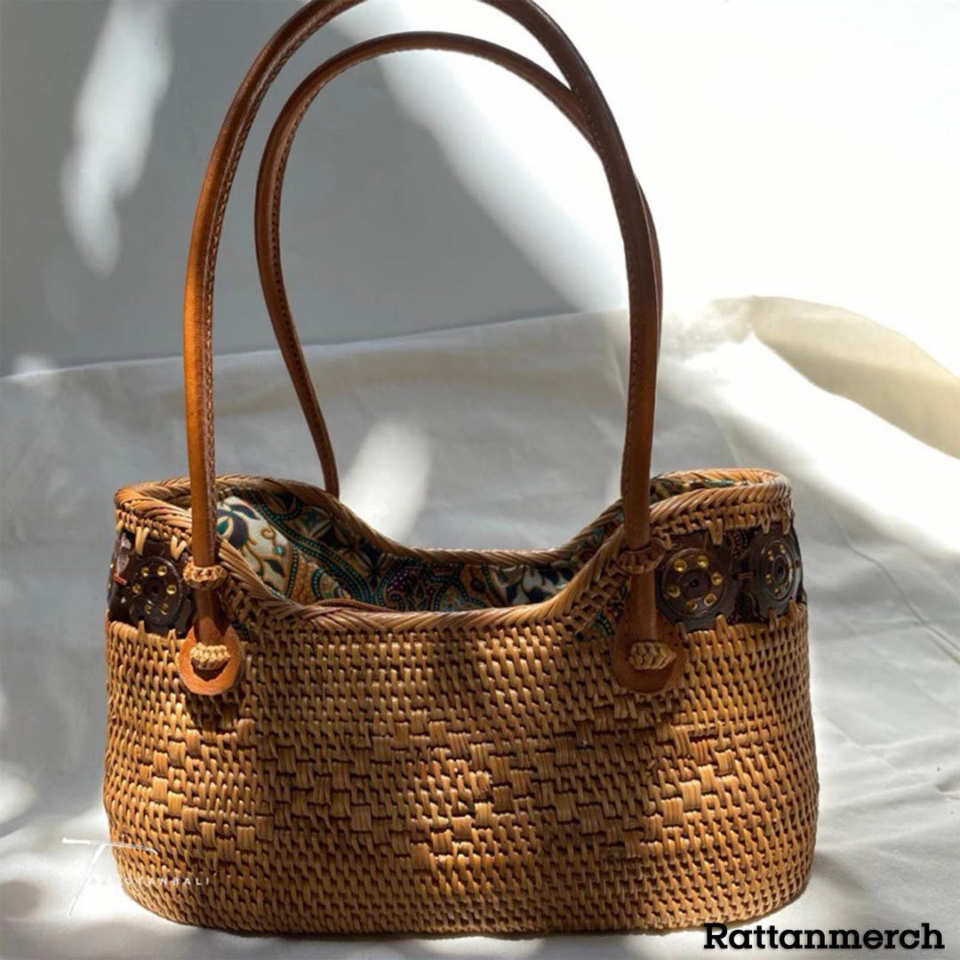 Ata Tote Bag Handcrafted Women’s Accessory for Every Occasion,rattan ...