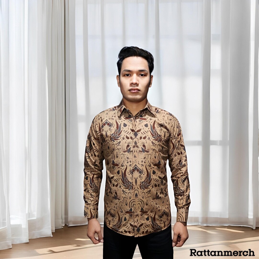 Widodari Motif Batik Shirt Elegant and Comfortable,men Batik,batik,men ...