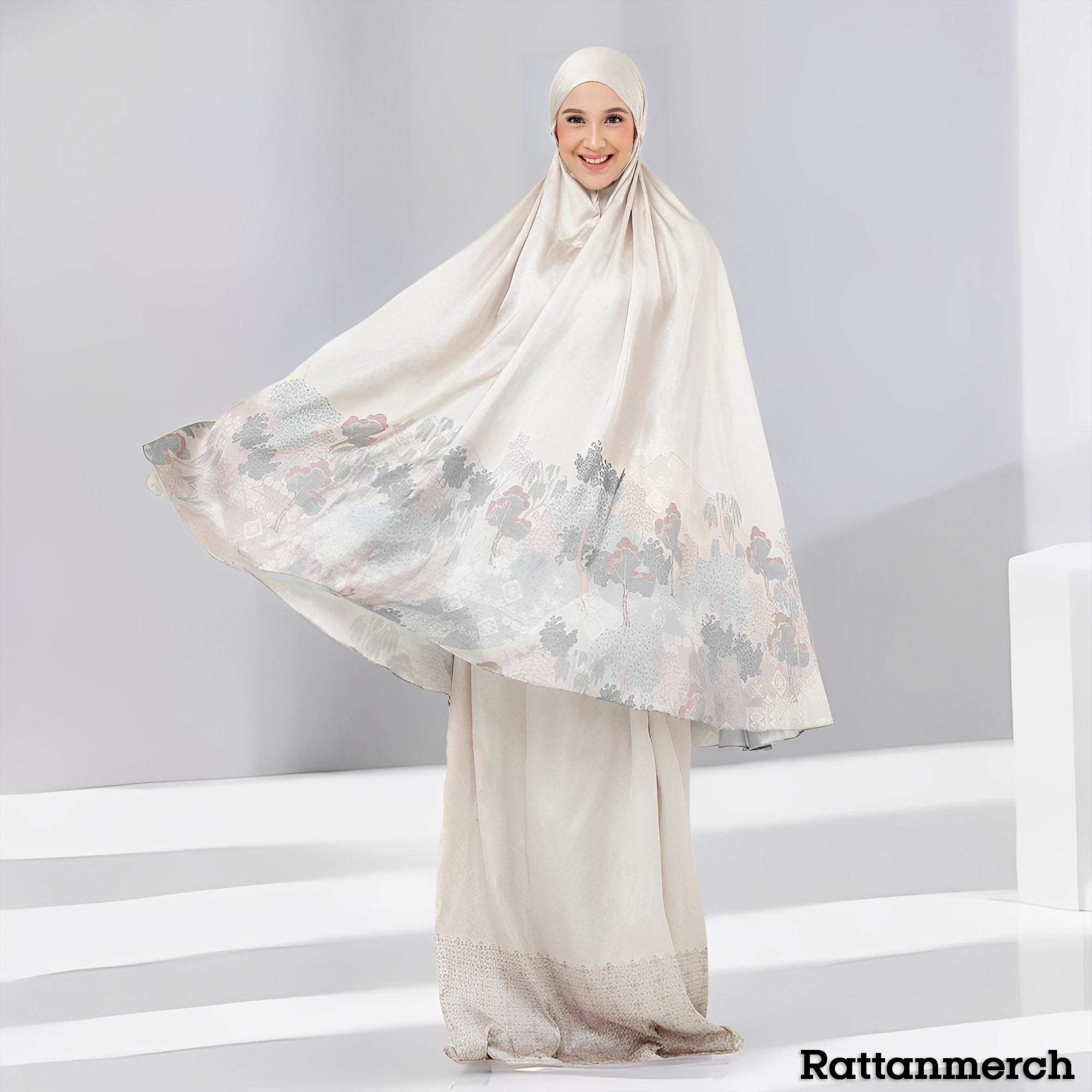 Jardin Moon Travel Prayer Robe Floral Printing Elegant and Comfortable ...