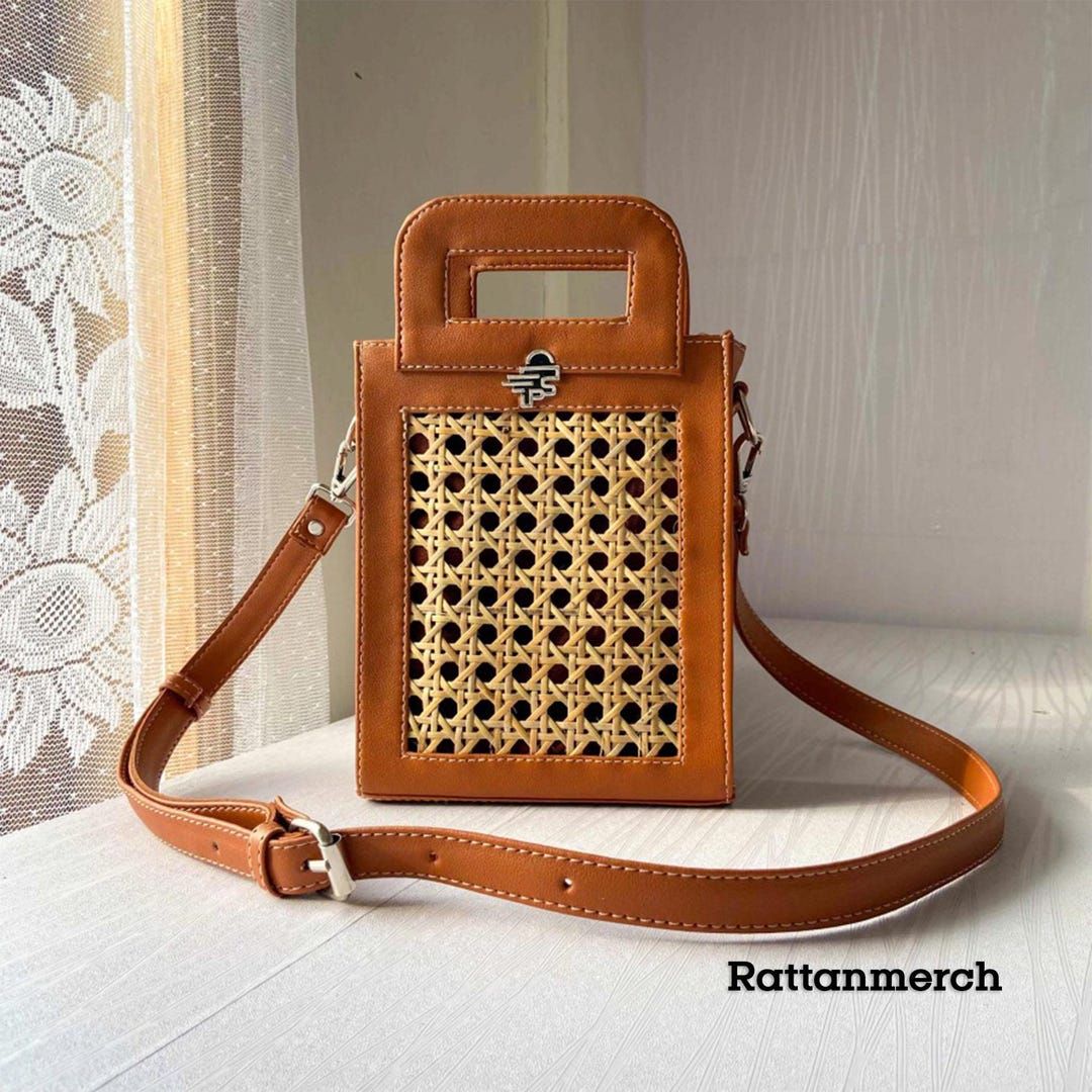 Flair Rattan Shoulder Bag Stylish Women's Rotan Handbag and Crossbody ...