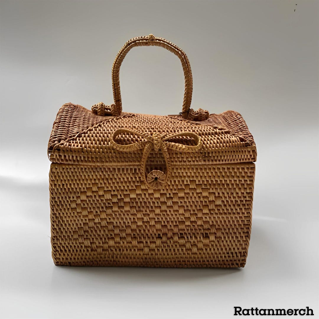 Handmade Bali Rattan Bags Unique for Jewelry and Accessories,rattan ...
