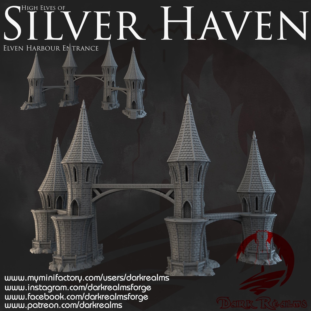 Silver Haven - Elven Harbour Entrance Dark Realms Harbour Entrance ...