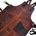 Leather Work Apron With Brass Buckles and Hammer Loop - Etsy