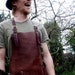 Leather Work Apron With Brass Buckles and Hammer Loop - Etsy
