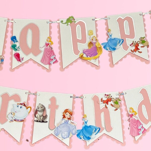 Princess Banners - Etsy