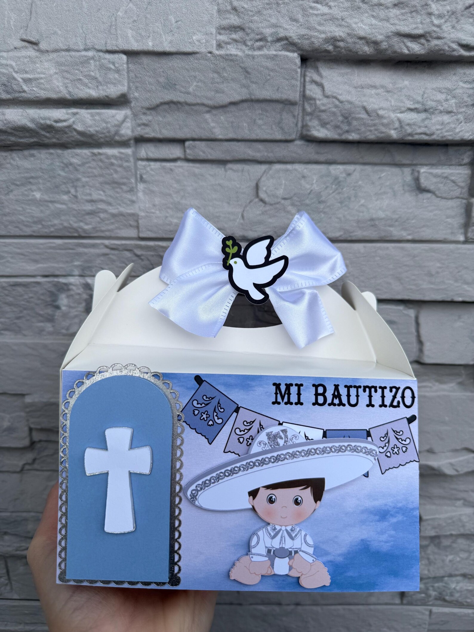 Cielito Lindo Gable Boxes, Bautizo Charro Boxes, Baptism Cielito Lindo ...