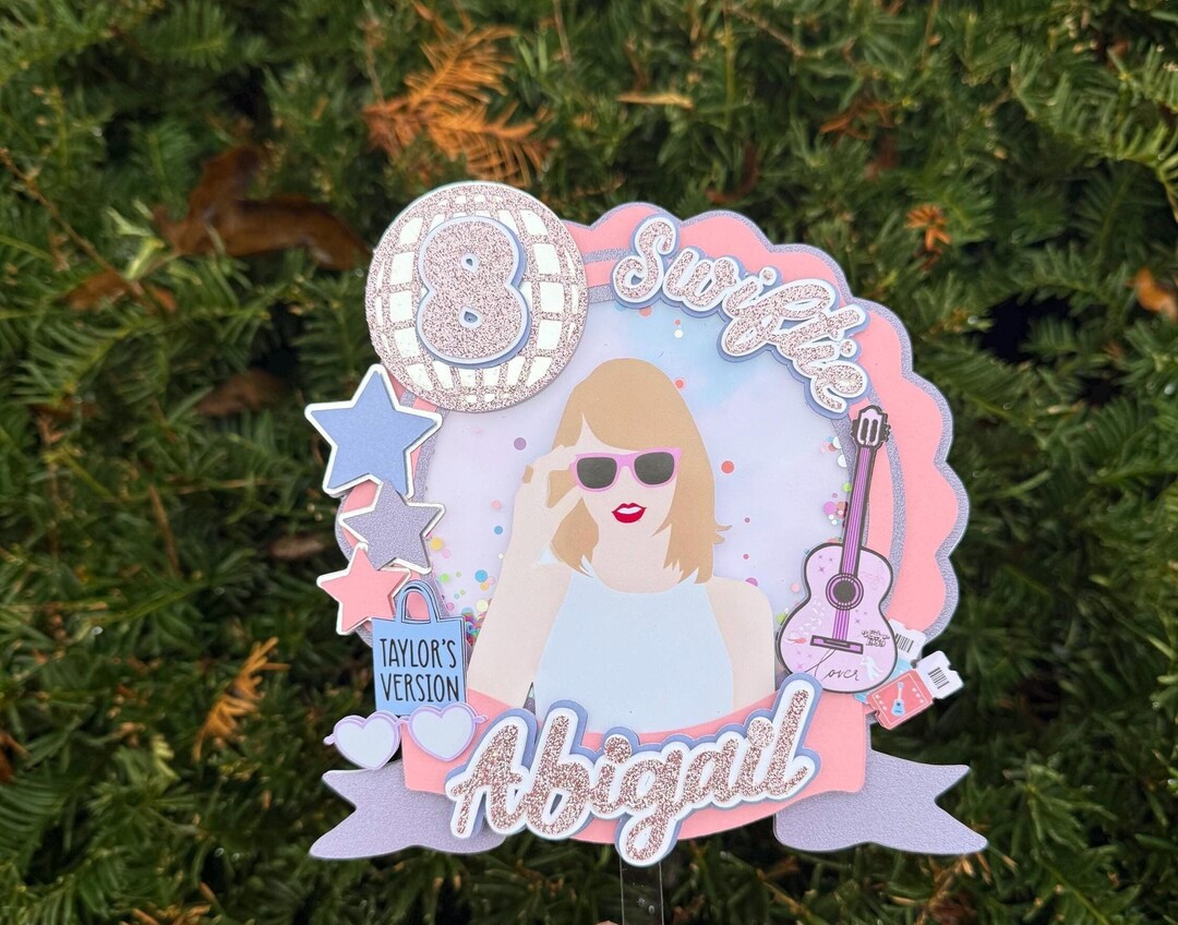 Swiftie Cake Topper, Swift Cake Topper, Singer Cake Topper, Swift ...