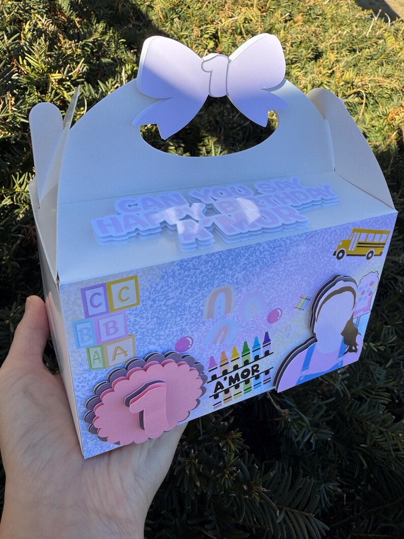 Ms Rachel Gable Boxes, Ms Rachel Party Favors, School Teacher Party ...