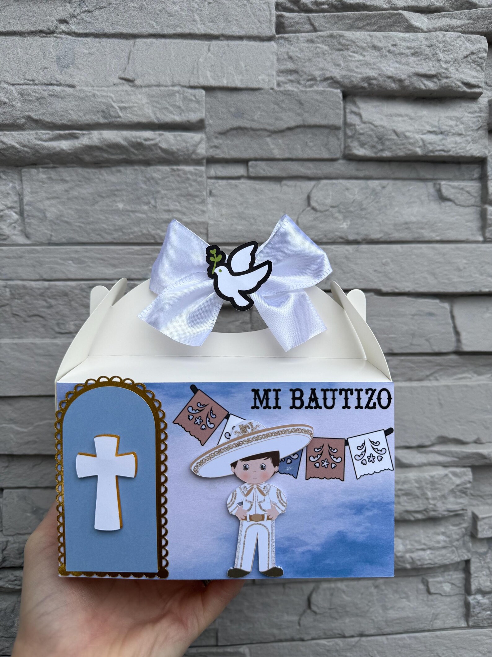 Cielito Lindo Gable Boxes, Bautizo Charro Boxes, Baptism Cielito Lindo ...